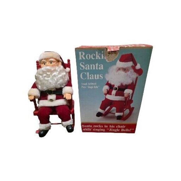 Gemmy | Holiday | Rocking Santa Claus Christmas Vintage 991 Tested ...